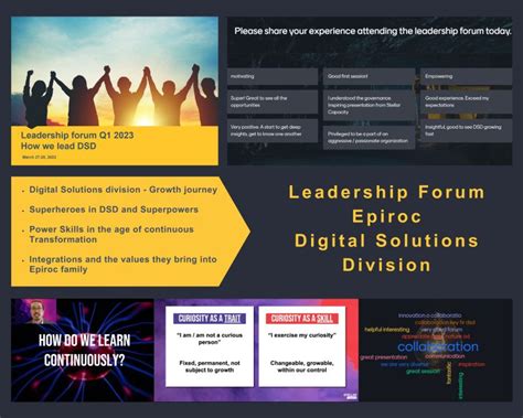 Remya S R On Linkedin Epirocdigitalsolutions Epiroc Leadershipforum2023