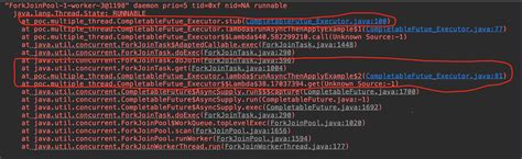 Java Futureget Cannot Block The Thread In Forkjoinpoolworkstealingpool Stack Overflow
