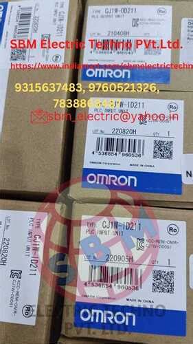 omron plc input unit cj1w id211 at best price in gurugram sbm