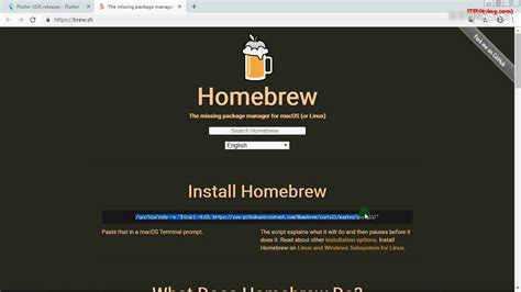 Flutter教程 Mac电脑搭建Flutter Ios环境以及让Flutter运行在ios设备上 YouTube