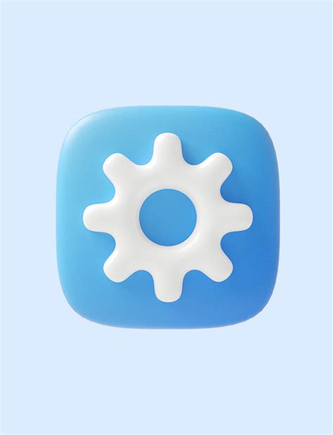 3d立体蓝色c4d通用小图标设置