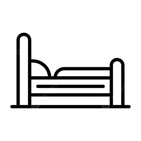 침대 라인 아이콘 벡터 침대 아이콘 숙소 침대 Png 일러스트 및 벡터 에 대한 무료 다운로드 Pngtree