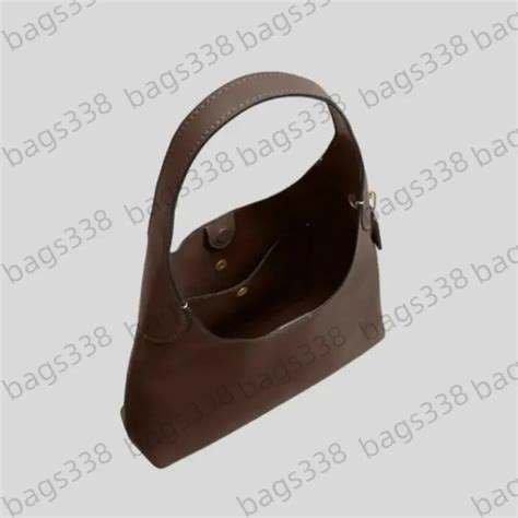 Genuine Leather Shoulder Bag For Women 23cm Small Minimalist Casual