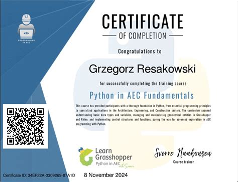Grzegorz Resakowski On Linkedin Python Aec Rhino Grasshopper