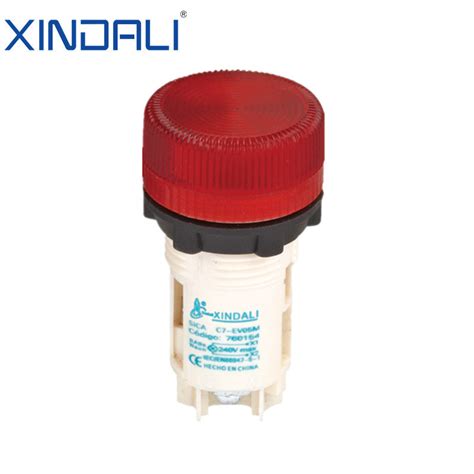 Sb EV Indicator LED Light Red Plastic Flush Buttons Switch Push Button Switch And