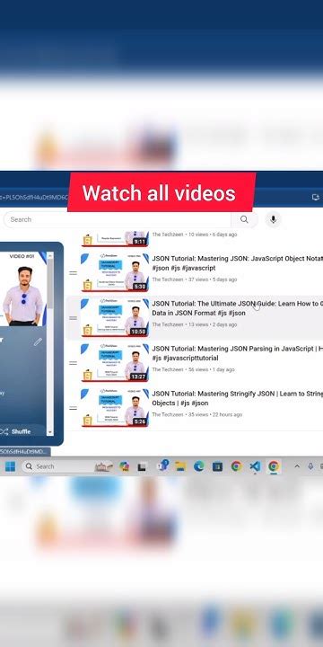 Json Tutorial Basics To Advance Javascript Json Shortsfeed