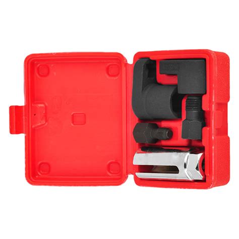 Auto O2 Socket Removal Install Offset Thread Chaser Tool Oxygen Vacuum Sensor Removal Socket Kit