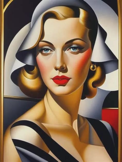Tamara De Lempicka Style Aieasypic