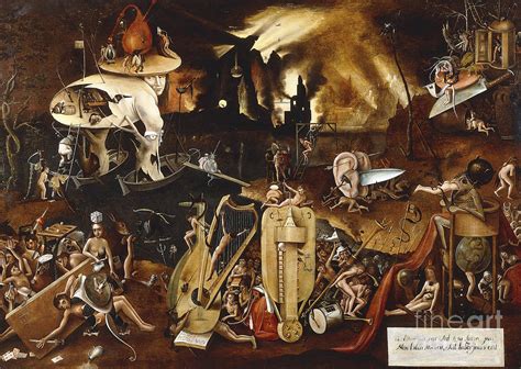 Hell Painting By Hieronymus Bosch Pixels
