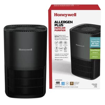 Honeywell Allergen Plus True Hepa Air Purifier Black Hpa120 Target