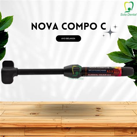 Jual Bahan Tambalan Gigi Nova Compo C Imicryl Composite Anterior Posterior Shopee Indonesia