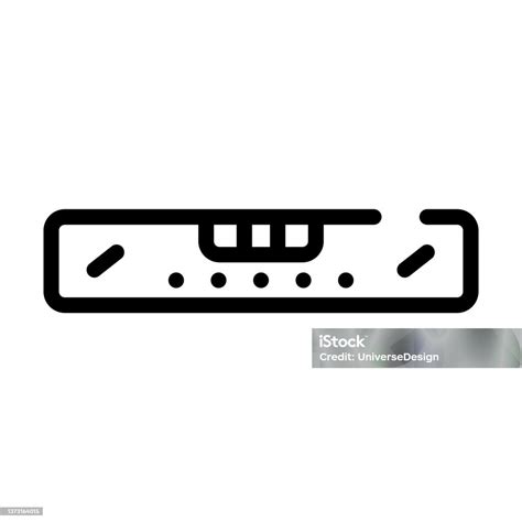 Plumb Rule Tool Thin Line Icon 1 Brush Linear Icons From Construction Concept Isolated Outline