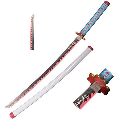 Demon Slayer Mitsuri Kanroji Slayer Anime Wood Sword Katana Wplastic