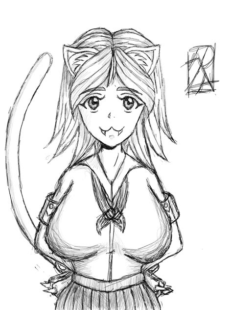 Day 299 Of Drawing Big Titty Catgirls Until I Find My Cosplay Waifu