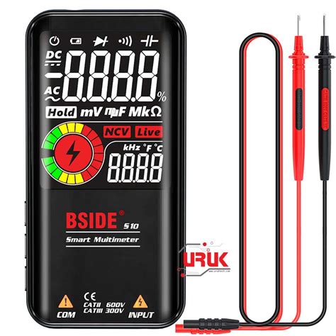 Smart Digital Multimeter Dc Ac Voltage Hz Resistor Capacitor Diode Ncv Uruktech