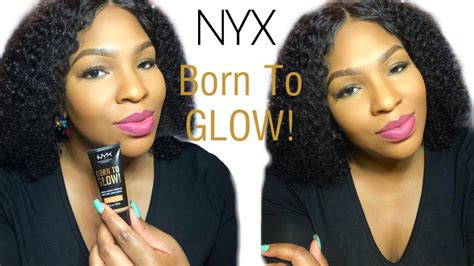 Nyx Born To Glow Foundation Wear Test Youtube