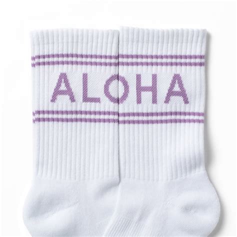 Crew Socks Aloha Stripe Aloha Collection
