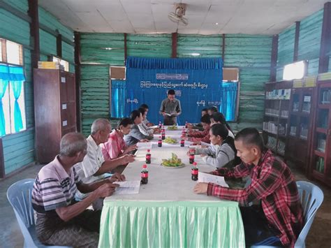 မိုင်းခုတ်မြို့၊ လူထုအခြေပြုဗဟိုဌာန Community Centreခန်းမ၌ စာပေချစ်မ