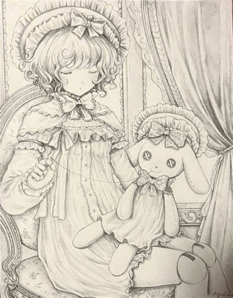 Bonnybel Art Doll Design Drawing Drawing Ideas Doll Cute Drawings