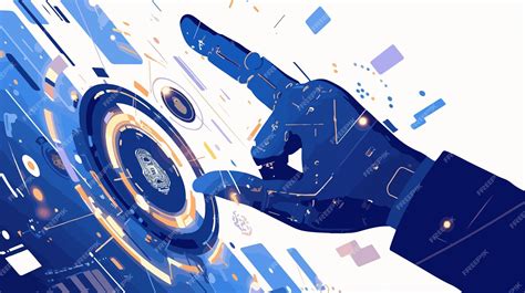 Closeup Finger Interacting With Digital Screen Technology Innovation Concept Premium Ai