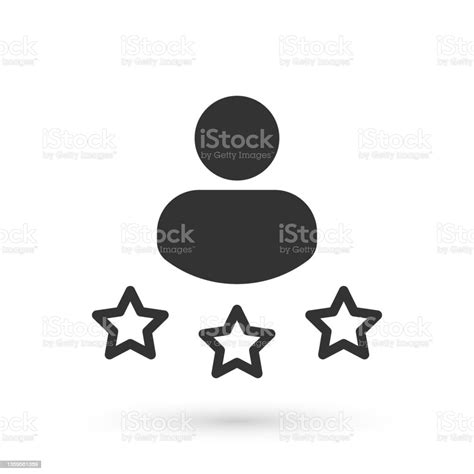 회색 소비자 또는 흰색 배경에 격리 된 고객 제품 등급 아이콘 벡터 1위에 대한 스톡 벡터 아트 및 기타 이미지 1위 5 개념 Istock
