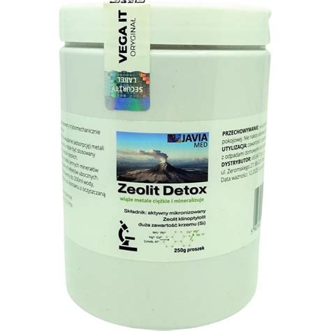 Zeolit Detox mikronizowany klinoptylolit 250g N4B - Kolagen Colway ...