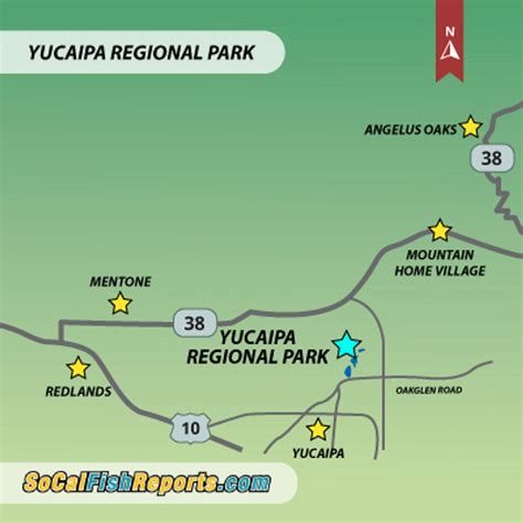 Yucaipa Regional Park Lake Fish Reports And Map