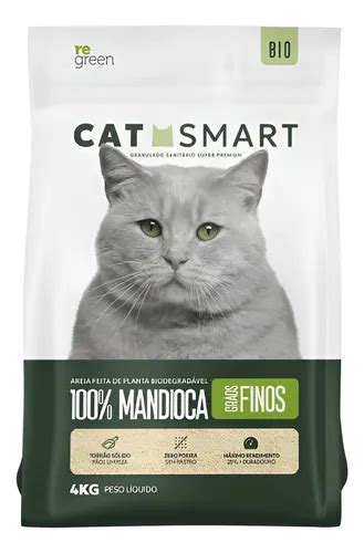 Granulado Sanitário Cat Smart Bio Fina 4kg Mercadolivre