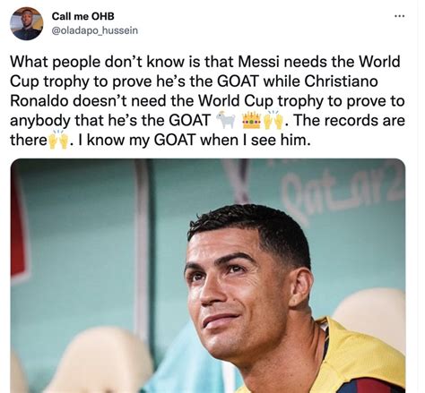Ronaldo Dibela Fans Tetap Goat Walau Messi Juara Piala Dunia