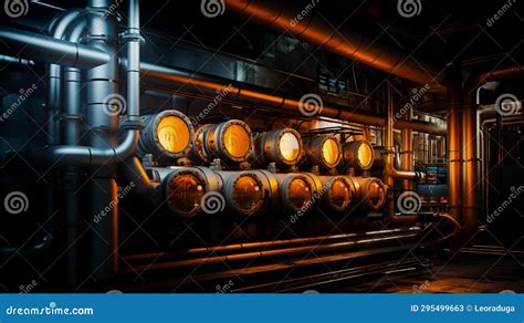 Filter In The Central Ventilation System Stock Illustration