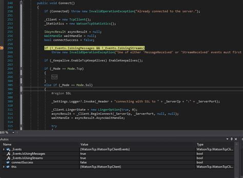 Events Isusingmessages And Events Isusingstreams · Issue 105 · Dotnet Watsontcp · Github