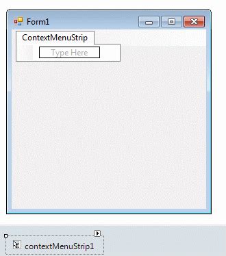 Context Menu In C