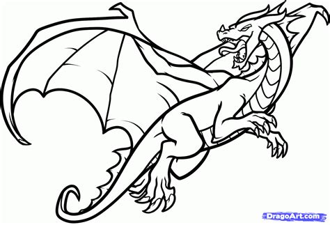 How To Draw A Flying Dragon Dragon In Flight Step 8 1 000000102347 5