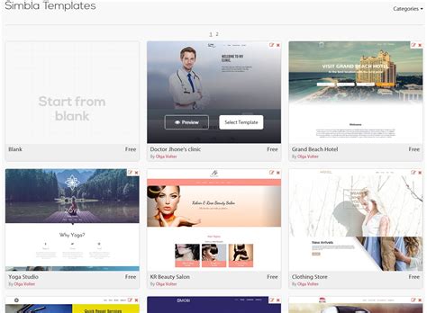 Create A Website Using A Template