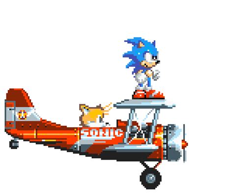 Pixilart Sonic 3 Tornado By I Cant Draw E