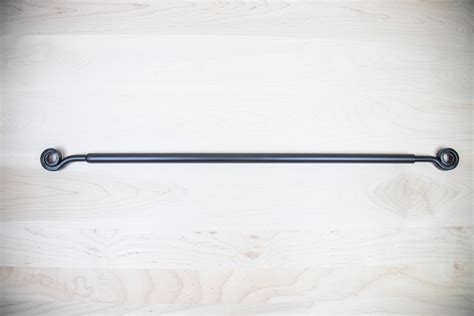 Wrought Iron Curtain Rod Small Med Large Amish Made Etsy