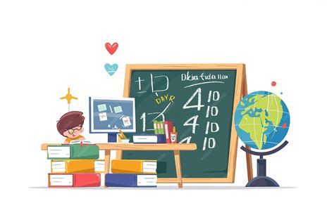 Teacher Teaching Numbers On Classroom Blackboard Premium Ai Generated Vector