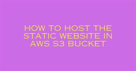 Deployed A Static Website On Aws S3 Bucket Sidharth Shukla Posted On