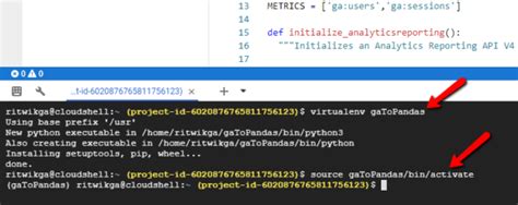 Google Analytics Reporting API V Via Python Pandas