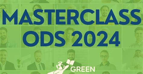 Masterclass Ods Cursos Ong Green Dreams