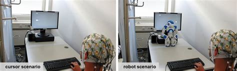 The Experimental Setup Showing A Participant Performing The Cursor Download Scientific Diagram