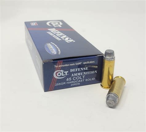 Doubletap 45 Colt Ammunition 45c255ct 255 Grain Colt Defense Hard Cast