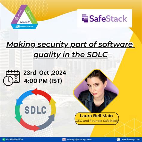 Insecsys On Linkedin Amazing Event Ceo Safestack Sdlc Webinar Date Time Networking…