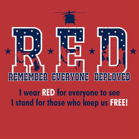 Red Friday T Shirt Design Keep Us Free Designs4screen Red Friday