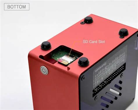 Electrocookie Raspberry Pi 5 Case Aluminum Mini Tower Case With