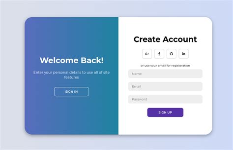 Creating A Modern Sliding Login And Sign Up Form With Html Css And Javascript By