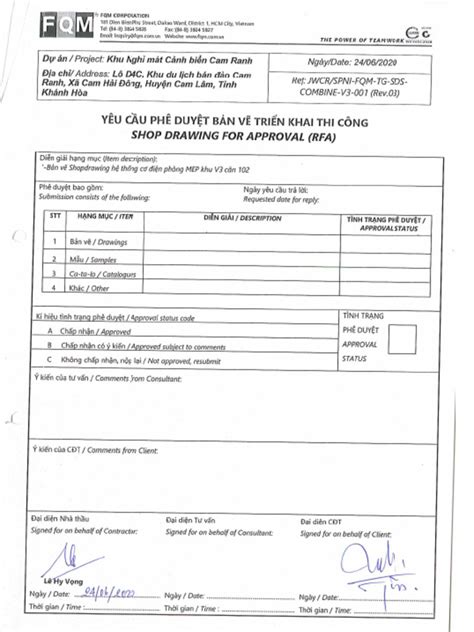 Jwcr Tg Sds Combine V3 001 Rev 03 27 06 2020 Bv Combine Phòng Mep Khu V3 Căn 102 Pdf