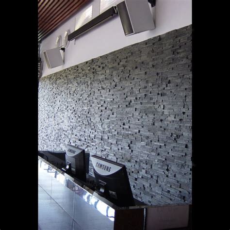 Black Slate Split Face Tiles