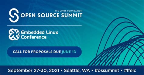 The Linux Foundation On Linkedin Cfp Callforproposals Opensource Lfelc Ossummit