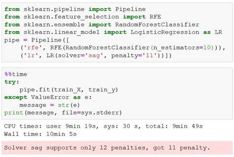 example of scikit learn error checking download scientific diagram